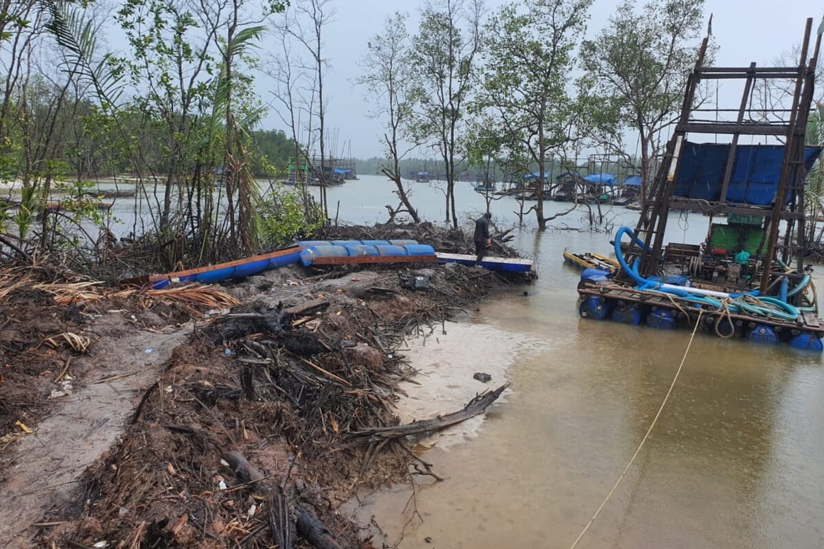 Tambang Timah Ilegal Rusak Hutan Mangrove Manggar, Pemodal jadi Tersangka