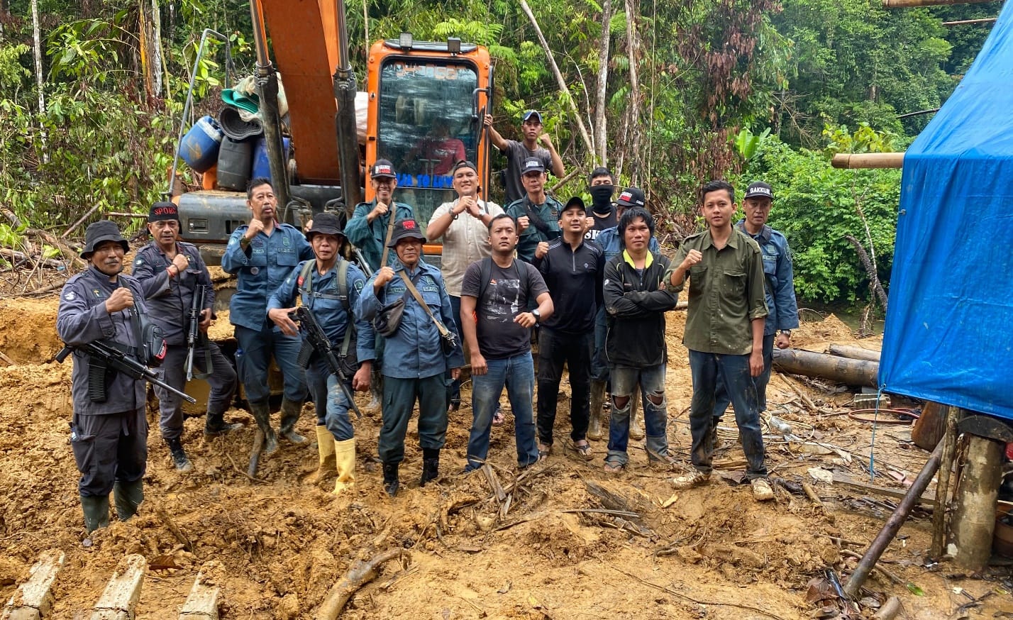 Pemodal Tambang Emas Tanpa Izin di Kabupaten Tolitoli Ditangkap